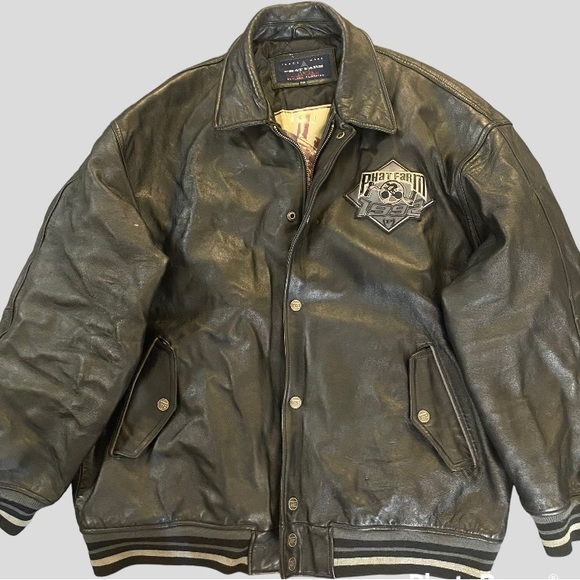Phat Farm | Jackets & Coats | Phat Farm Mens Black Leather Zippered ...